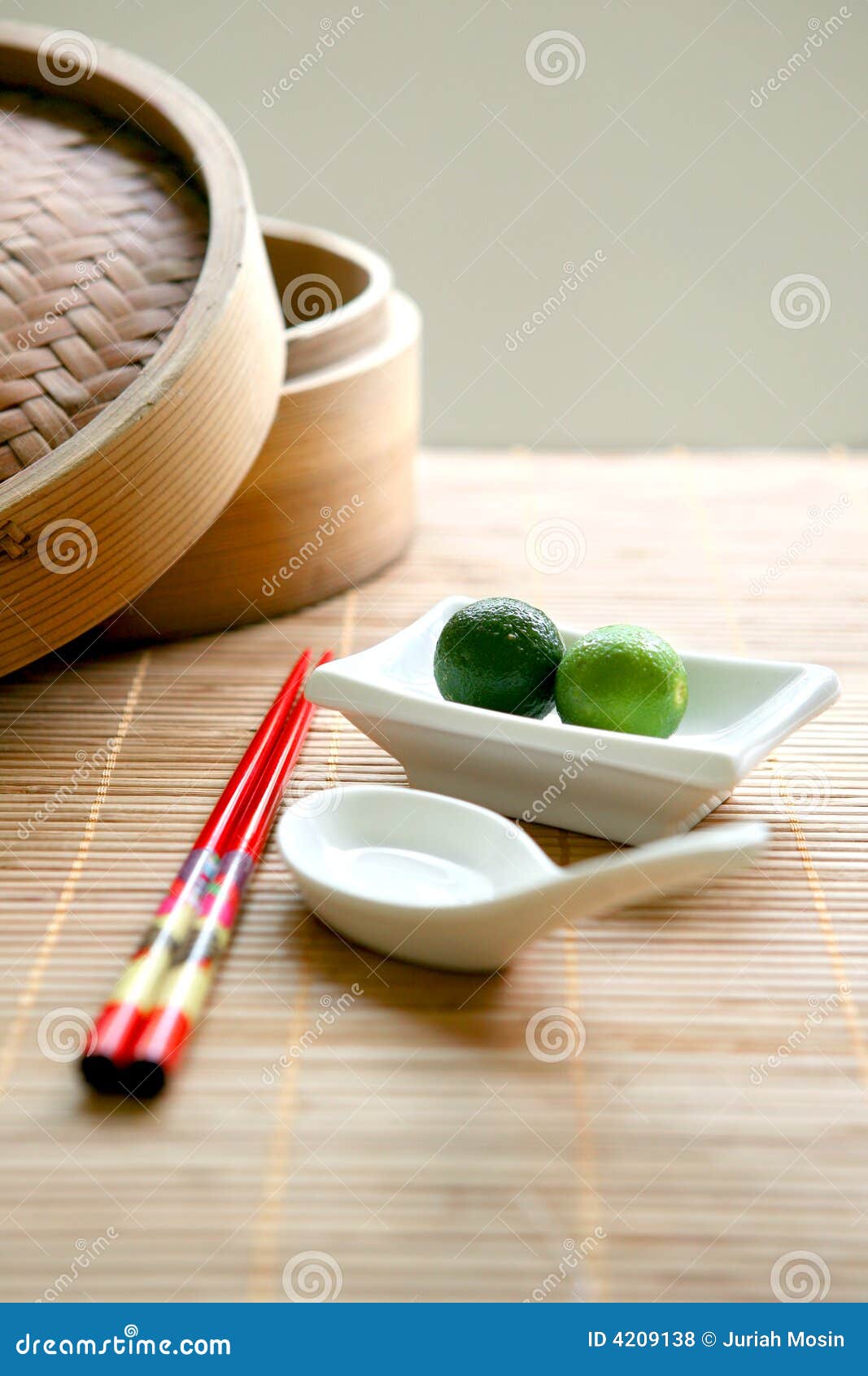 Limes in Traditional Chinese Setting Stock Photo - Image of supplies ...