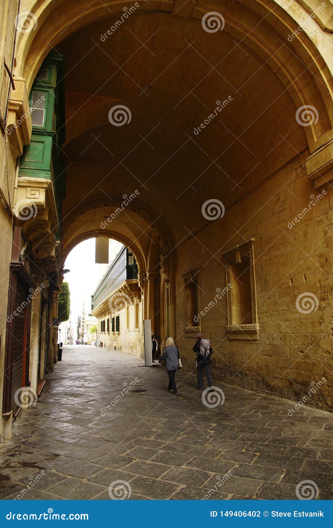 Limestone Arcade of the National Library Stock Photo - Image of arcade ...
