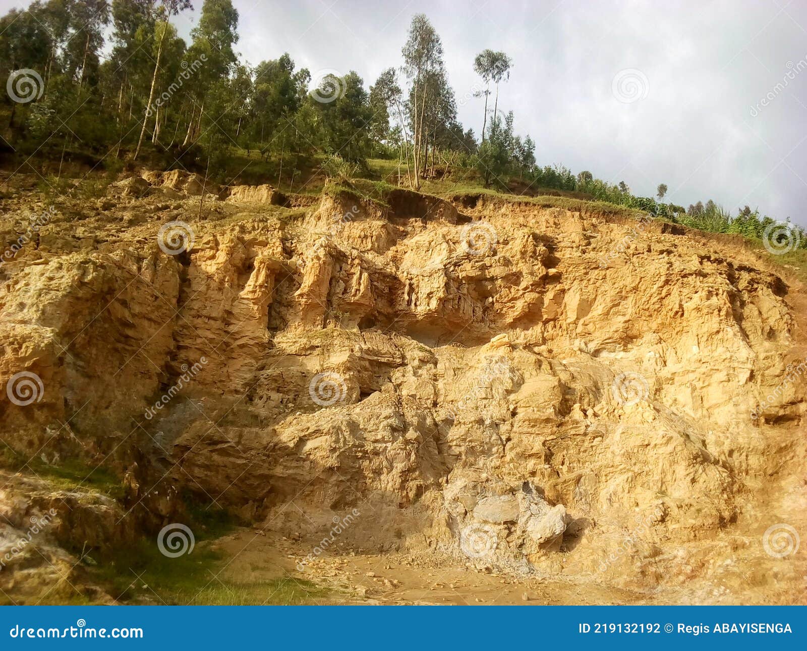 A Limestone Area/karst Scenary/ Forest Stock Photo - Image of forest ...