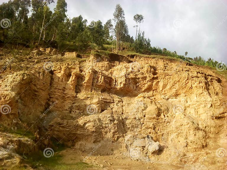 A Limestone Area/karst Scenary/ Forest Stock Photo - Image of forest ...