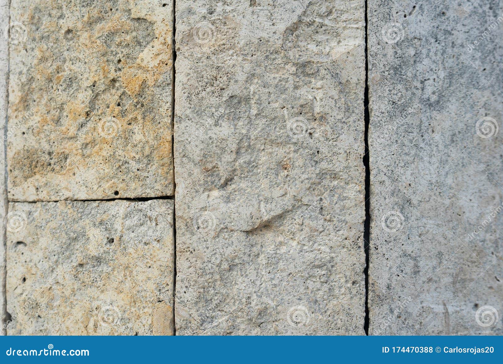 Limestone block texture stock photo. Image of decor - 174470388