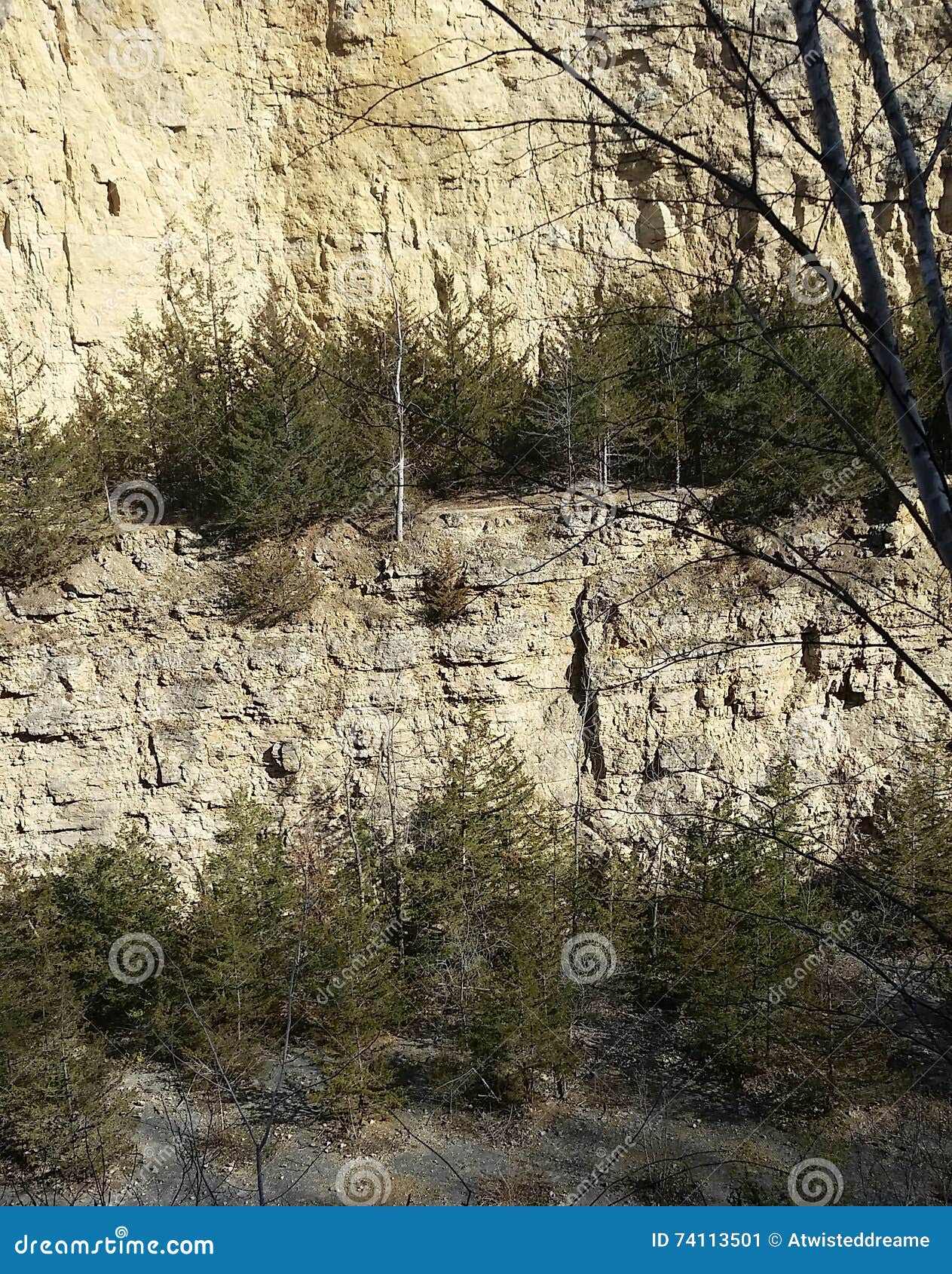 Limestone Bluffs stock image. Image of landscape, limestone - 74113501