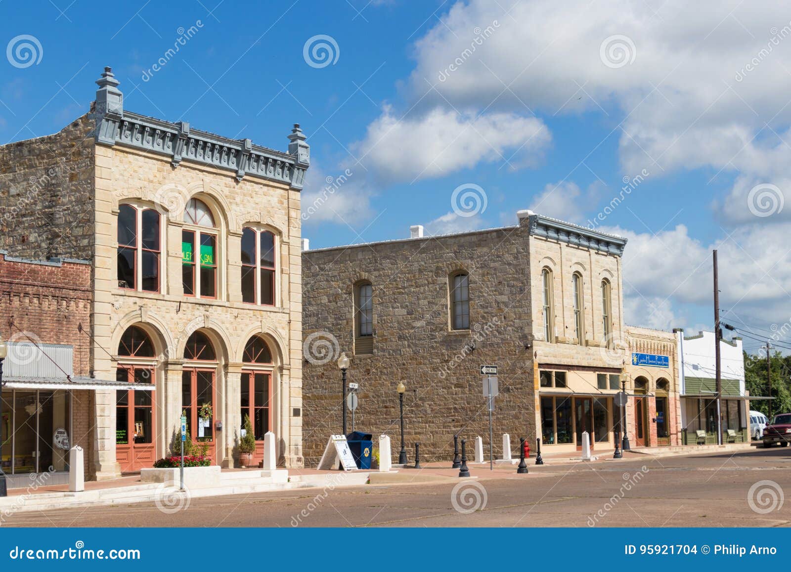 Limestone Brick Building