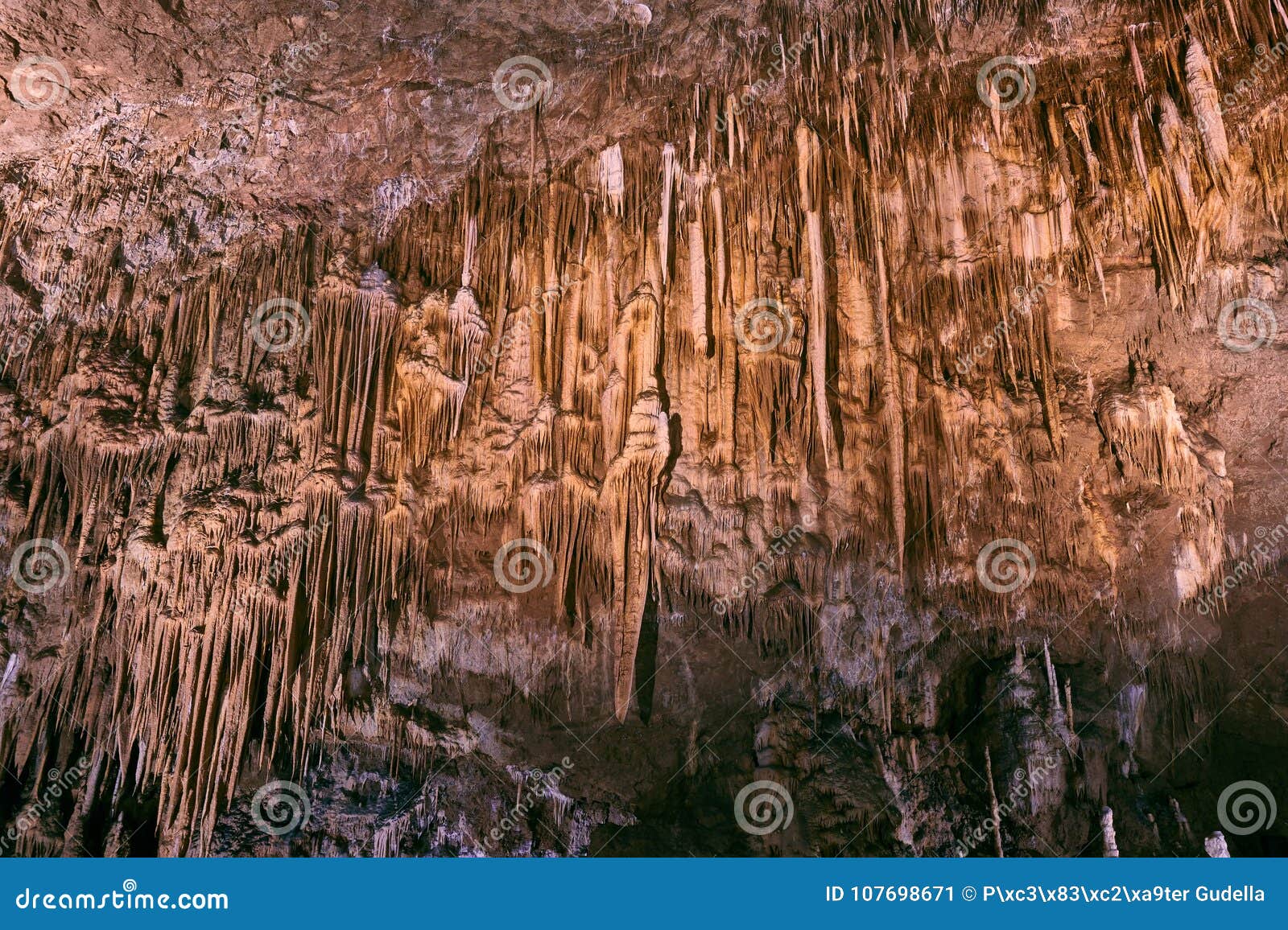 Limestone Cave Detail stock image. Image of flowstone - 107698671