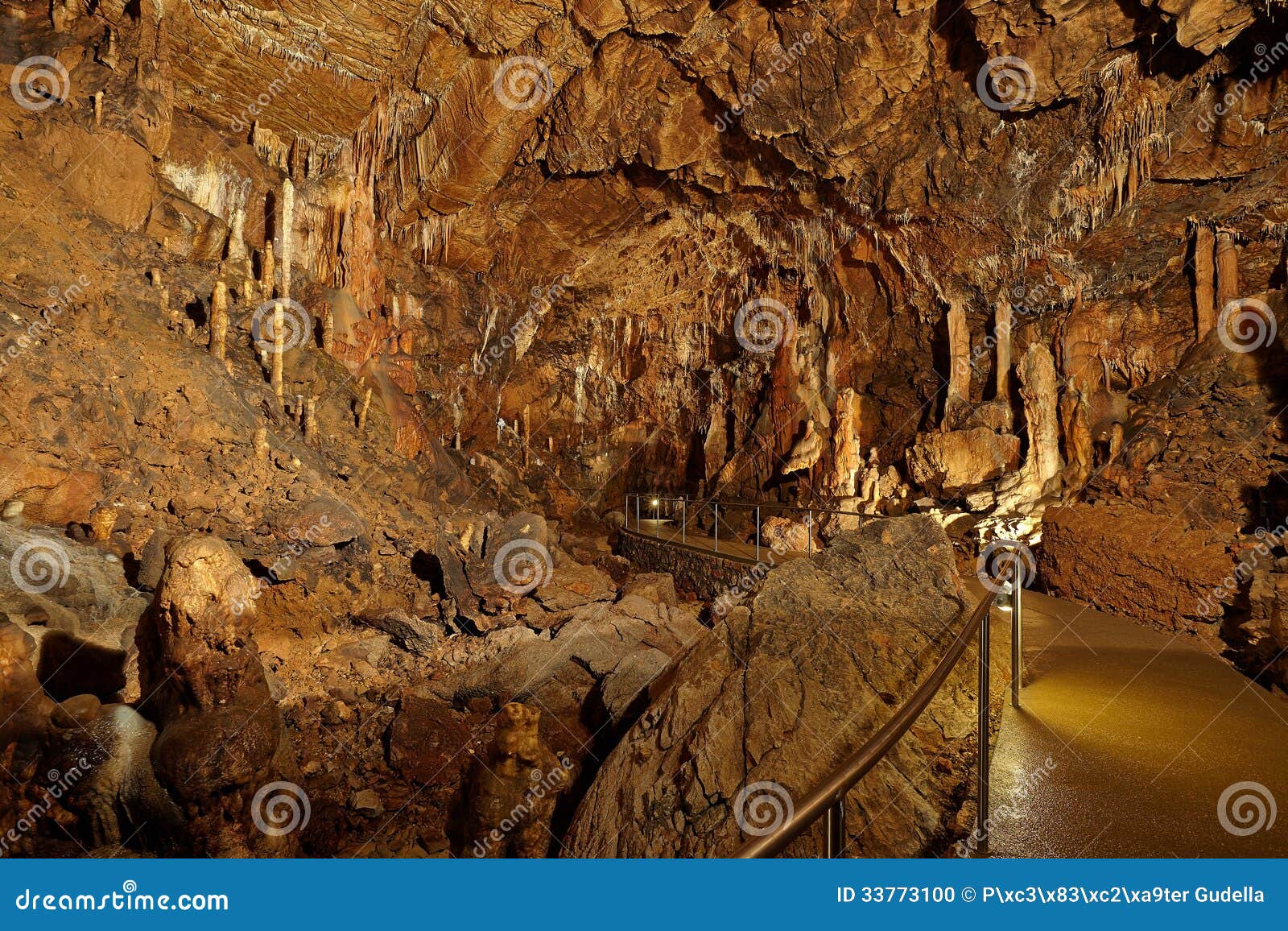 Limestone Cave stock photo. Image of calcite, geology - 33773100