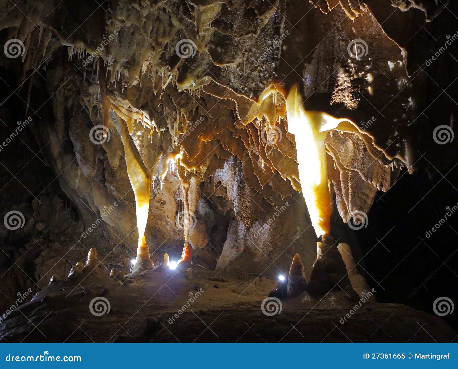 Limestone Cave Formation of Jenolan Caves, Australia Stock Image ...