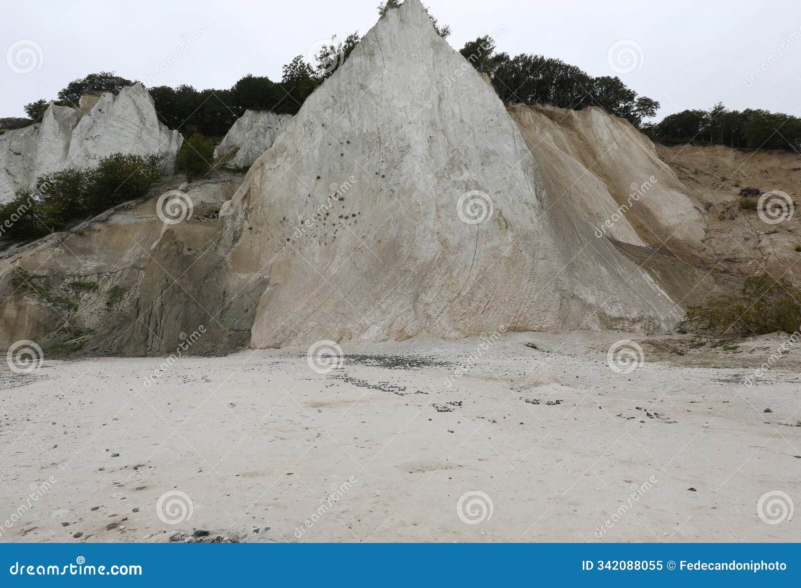 After Collapse Of Limestone Cave, Falling Rocks. Royalty-Free Stock ...