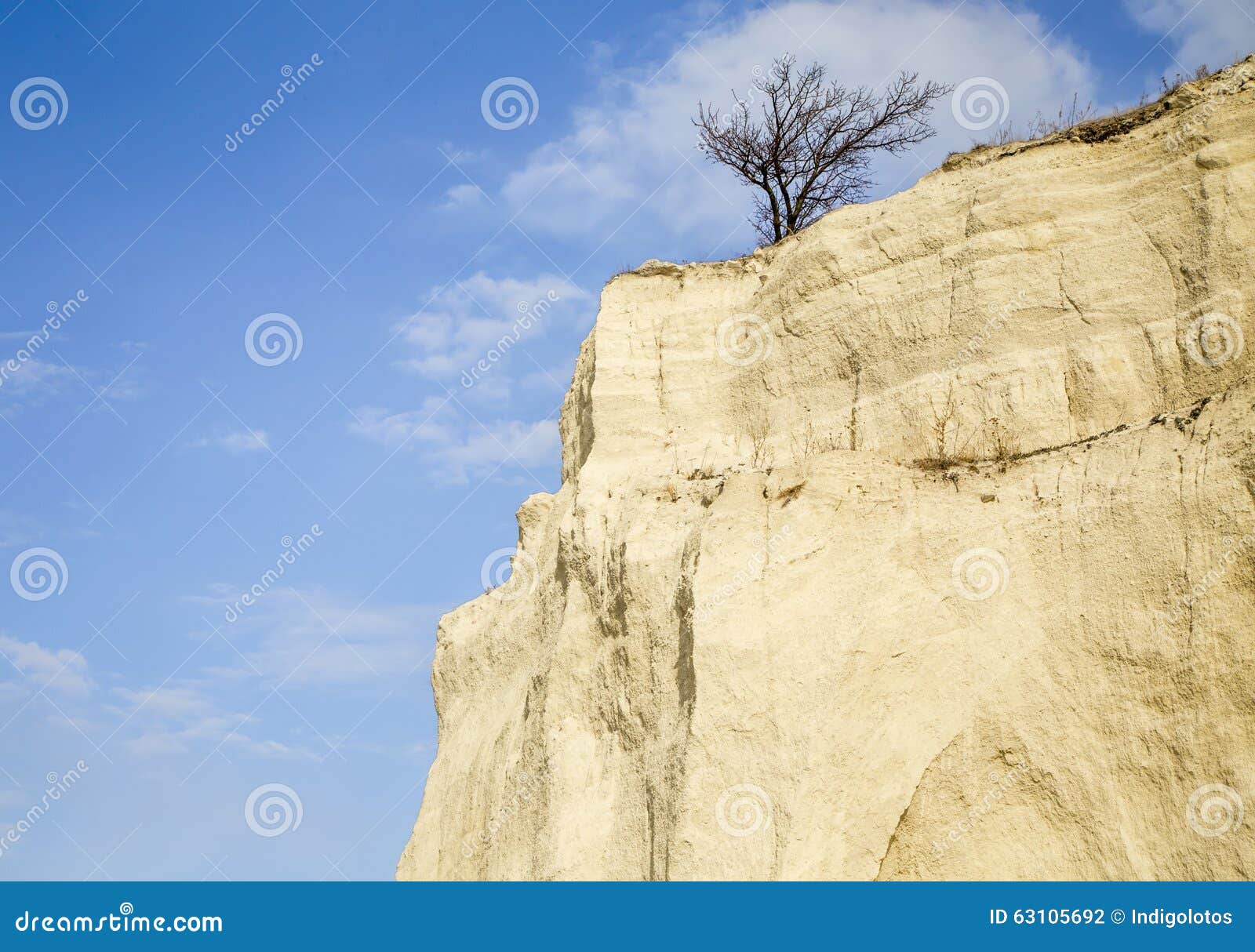 Limestone cliff in quarry stock photo. Image of landscape - 63105692