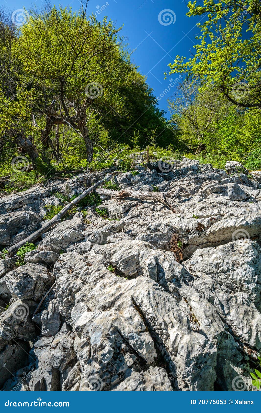 Limestone Cliffs on Mountain Stock Image - Image of clear, peak: 70775053