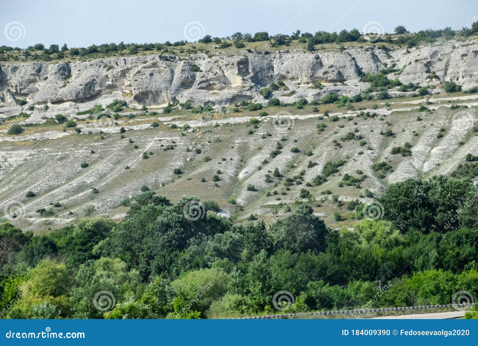 Limestone Cliffs with Sample of Material, Limestone Erosion in the ...