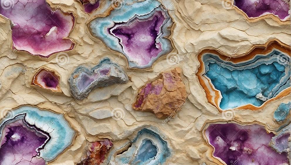 Limestone Crystal Symphony: Geode-Like Elegance. AI Generate Stock ... Limestone Crystal Symphony: Geode-Like Elegance. AI Generate Stock ...