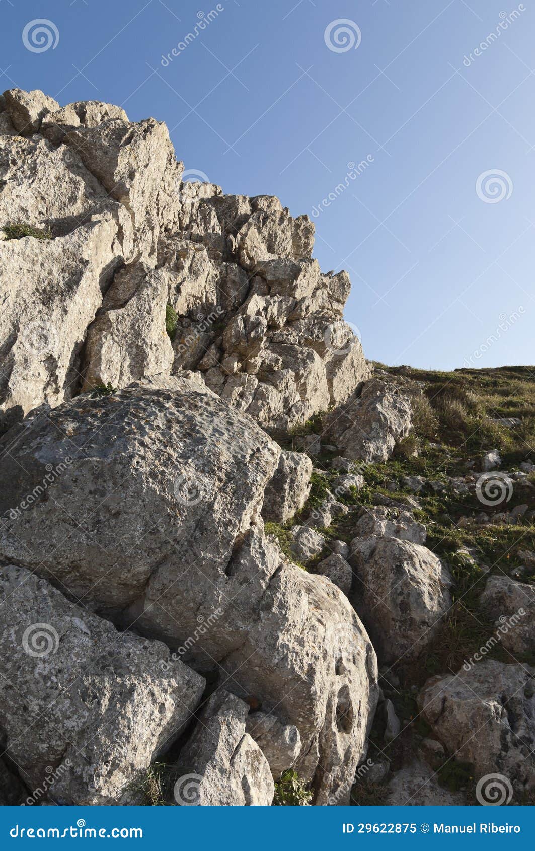 Limestone formation stock image. Image of textured, espichel - 29622875