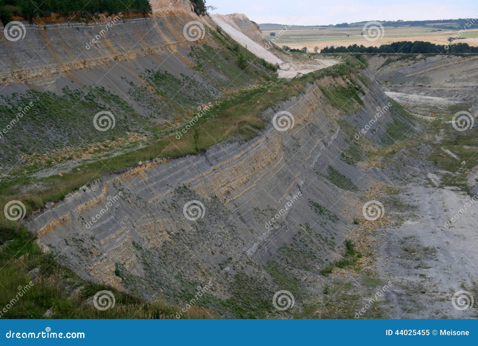 Limestone mine stock image. Image of exploitation, geomorphology - 44025455