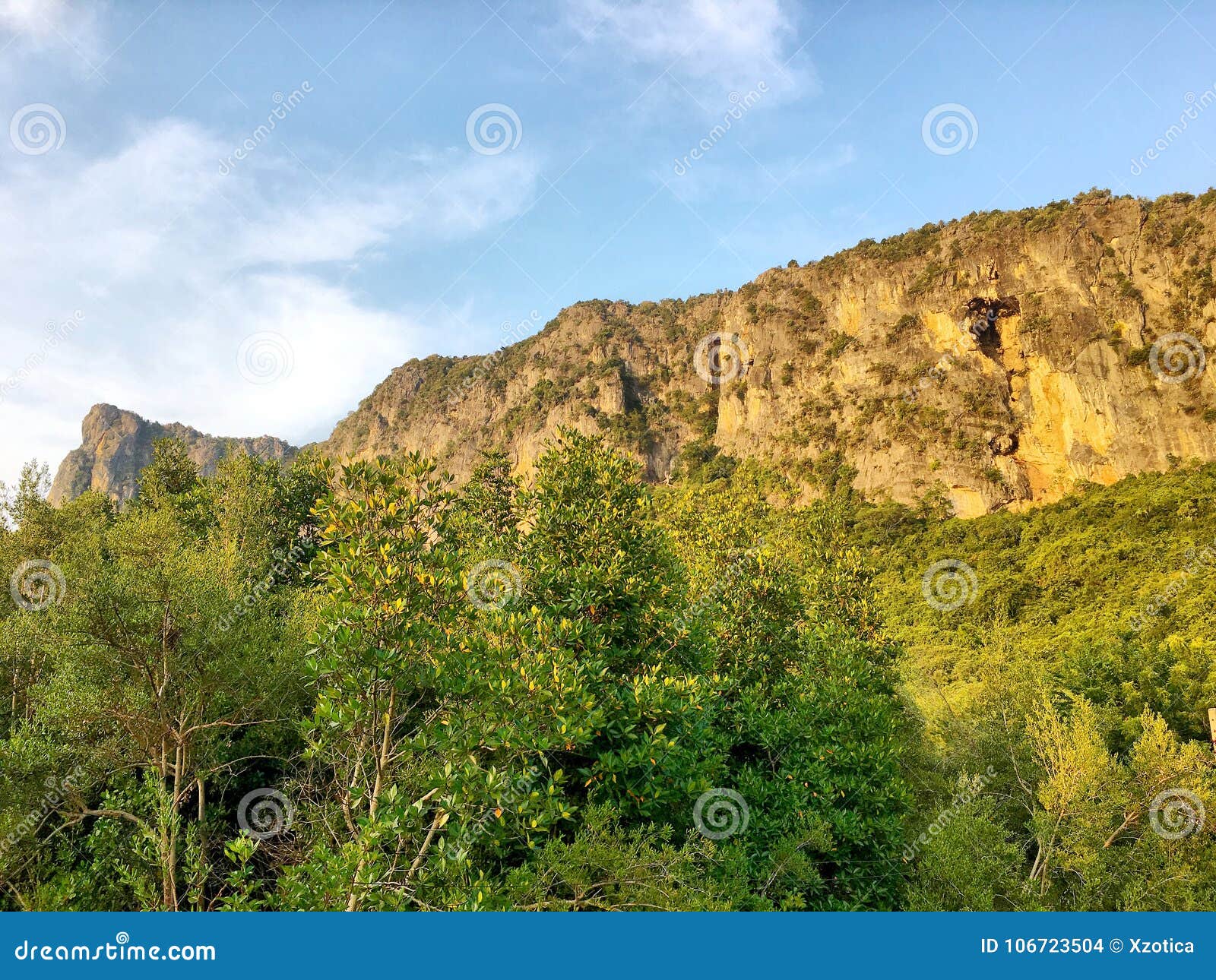 Limestone mountain stock photo. Image of beauty, mountain - 106723504