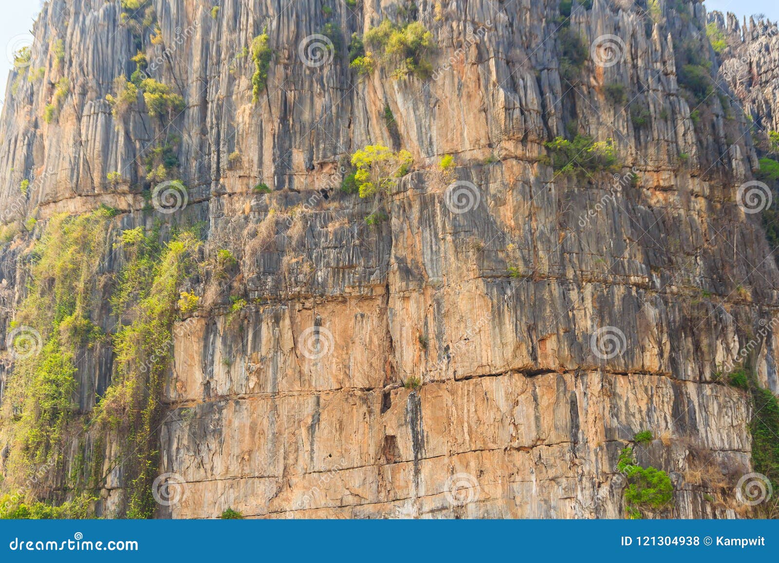 Limestone Mountain Texture with Layers of Stone Background. Stock Photo ...