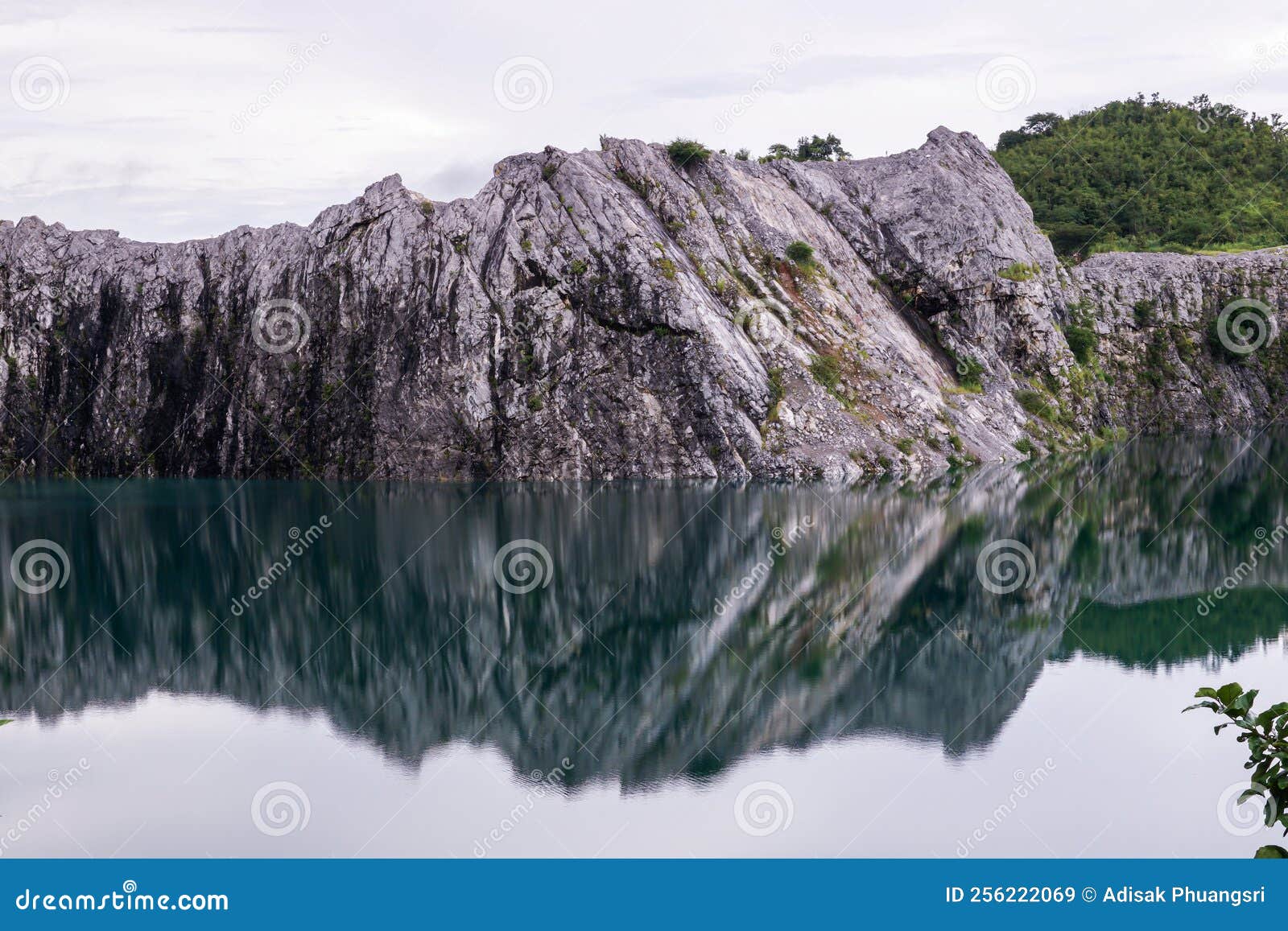 Limestone Mountains. stock image. Image of tree, cliff - 256222069