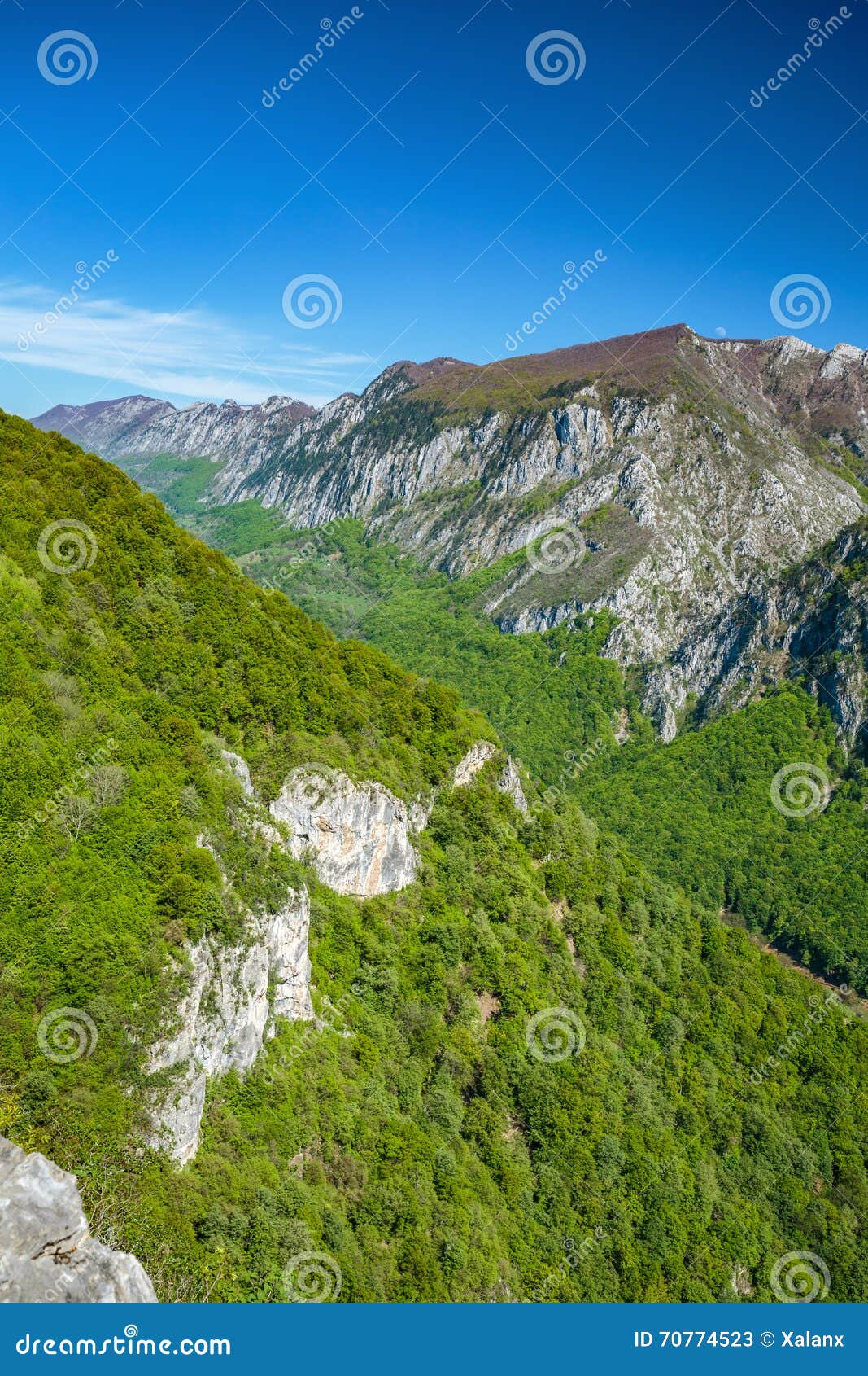 Limestone mountains stock image. Image of rock, panorama - 70774523