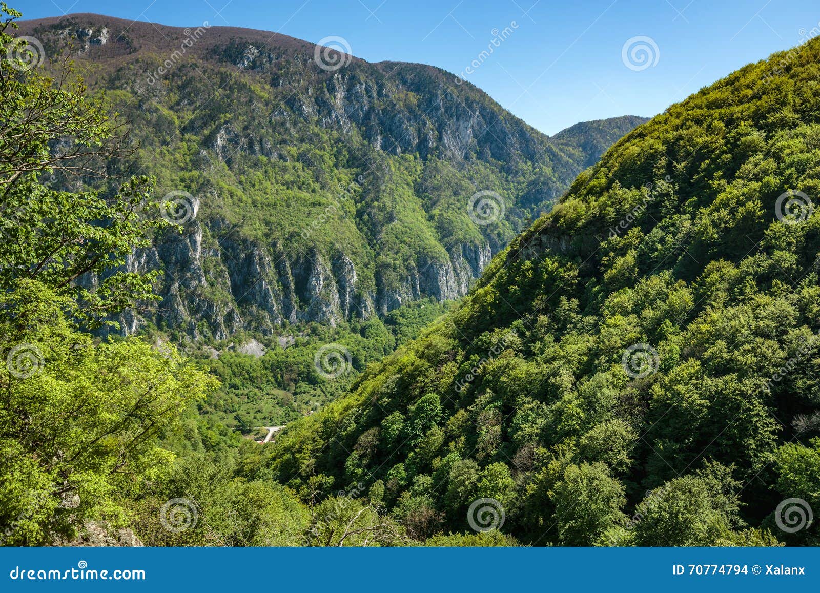 Limestone mountains stock photo. Image of carpathian - 70774794