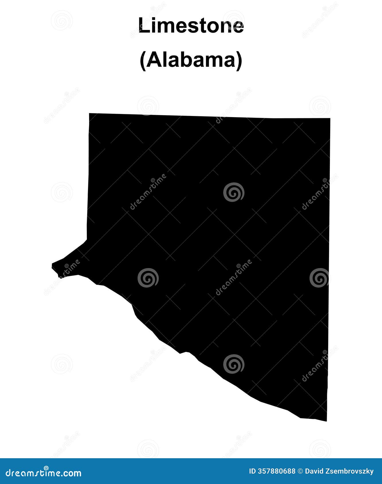 Alabama: Limestone County Map Vector Illustration | CartoonDealer.com ...