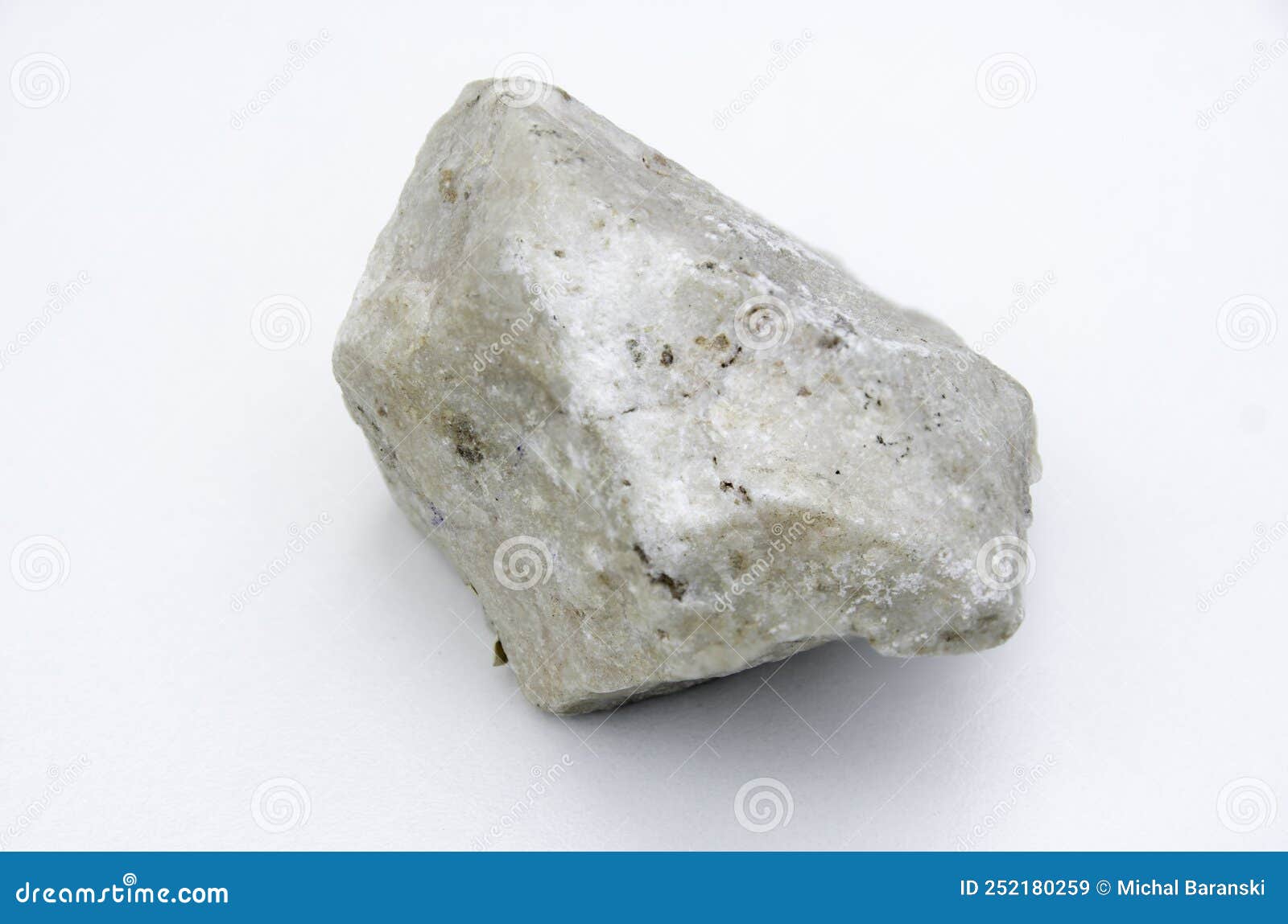 Limestone Over White Background Stock Image - Image of rock, object ...