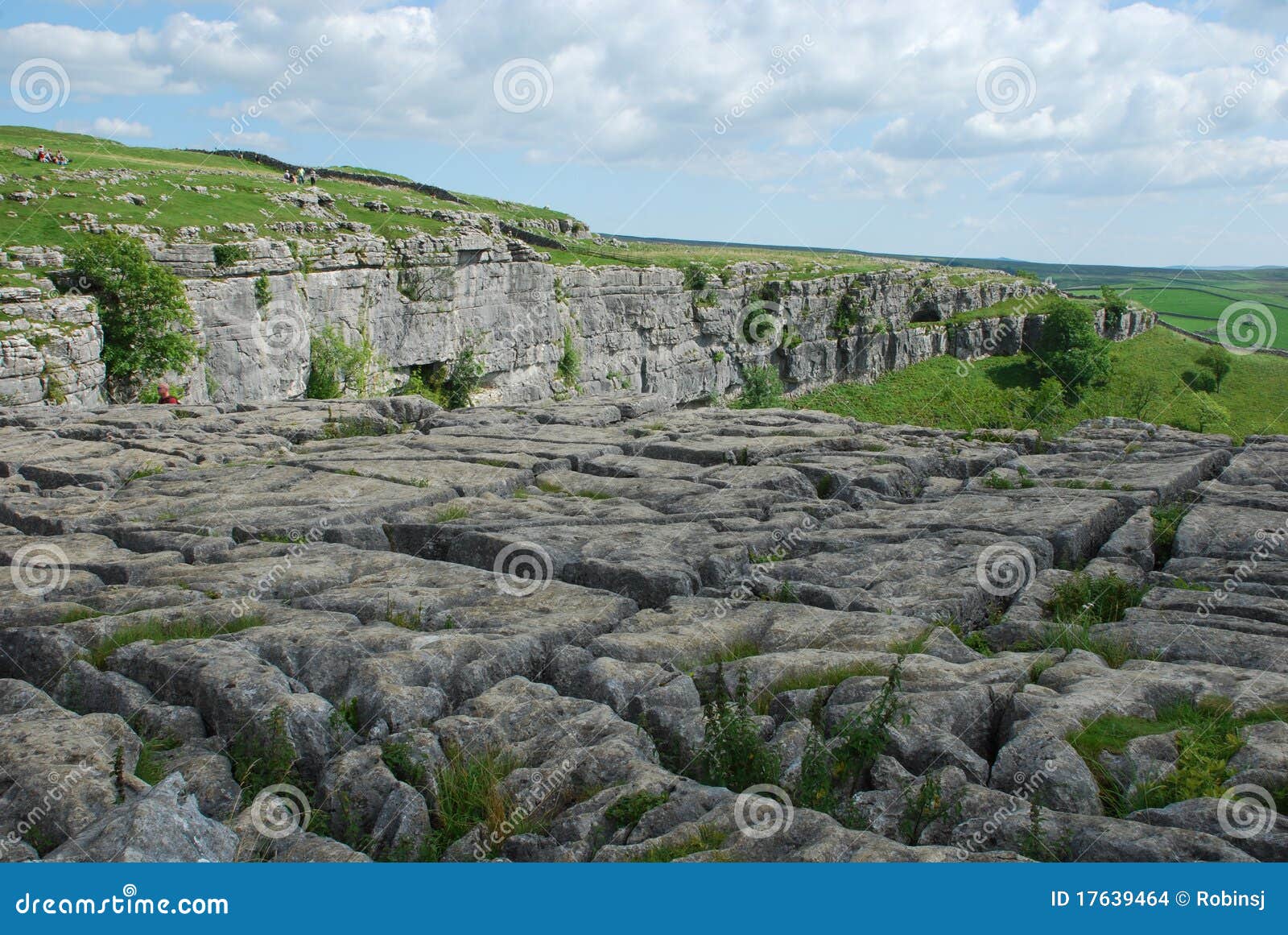 Limestone Pavement stock photo. Image of north, pavement - 17639464