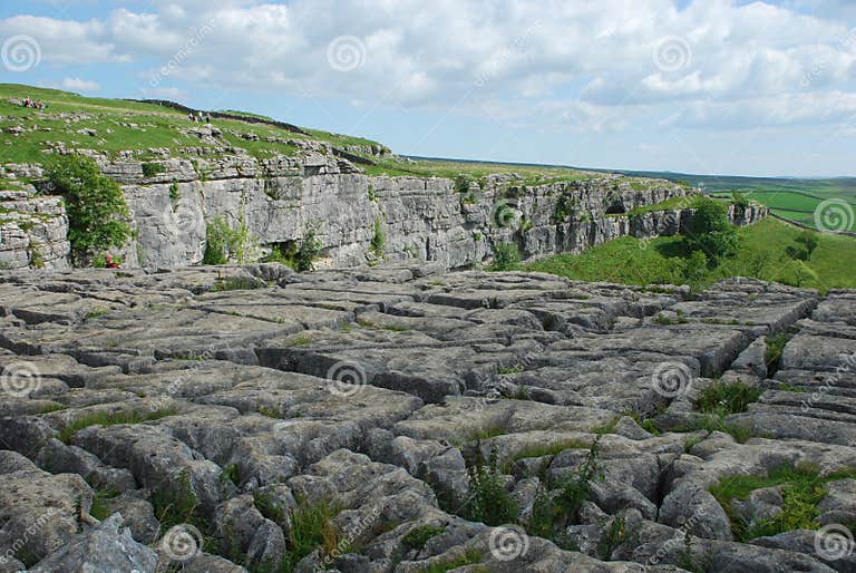 Limestone Pavement stock photo. Image of north, pavement - 17639464