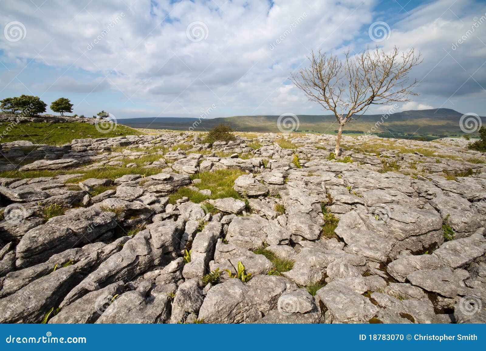 Limestone Pavement Above Malham Cove Stock Image | CartoonDealer.com ...