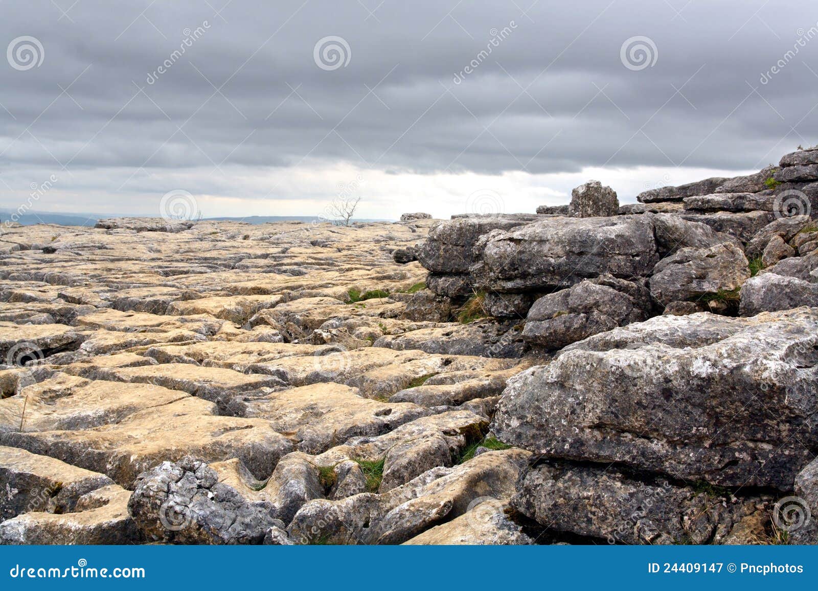 Limestone pavement stock image. Image of environment - 24409147