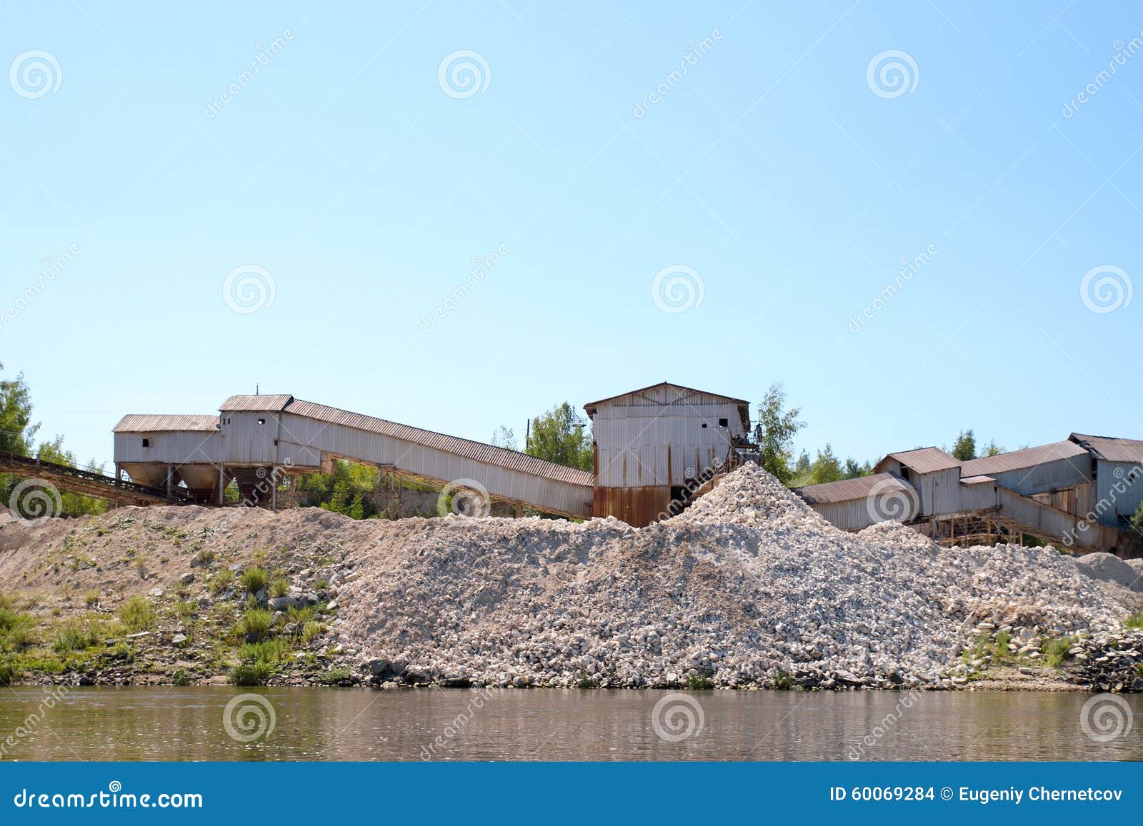 Limestone plant stock photo. Image of loading, equipment - 60069284