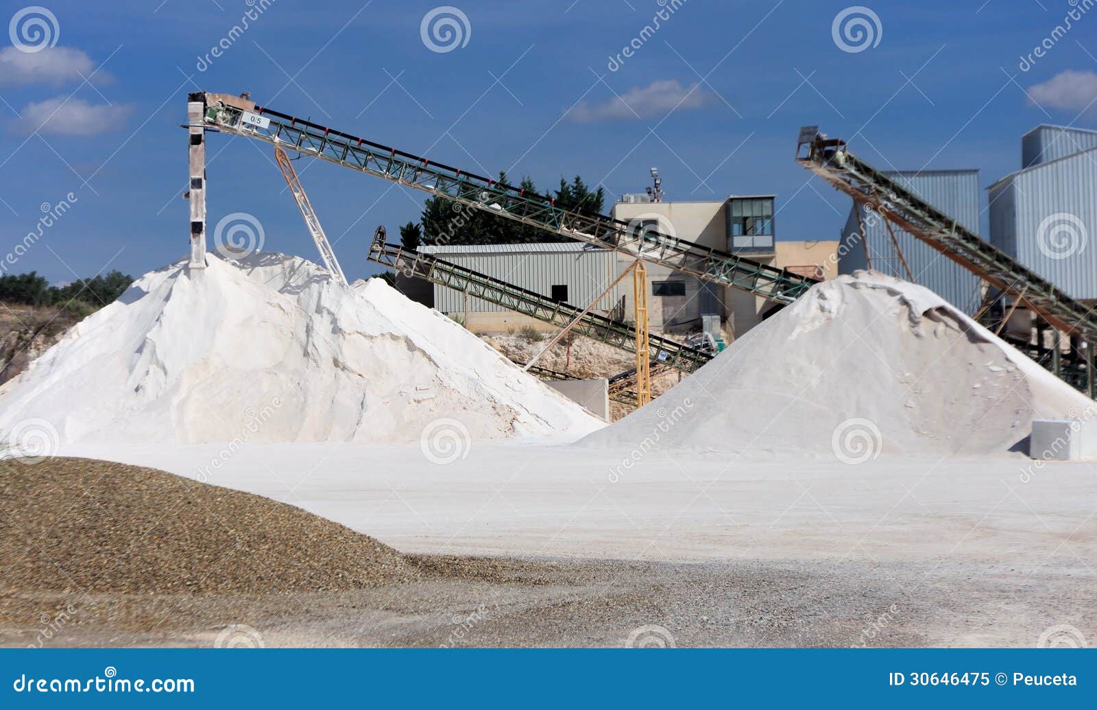 Limestone quarry stock image. Image of gravel, construction - 30646475