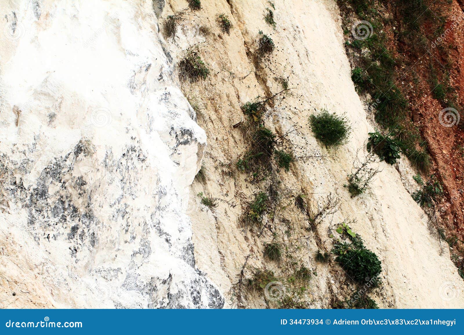 Limestone rock face stock photo. Image of earthy, solidify - 34473934