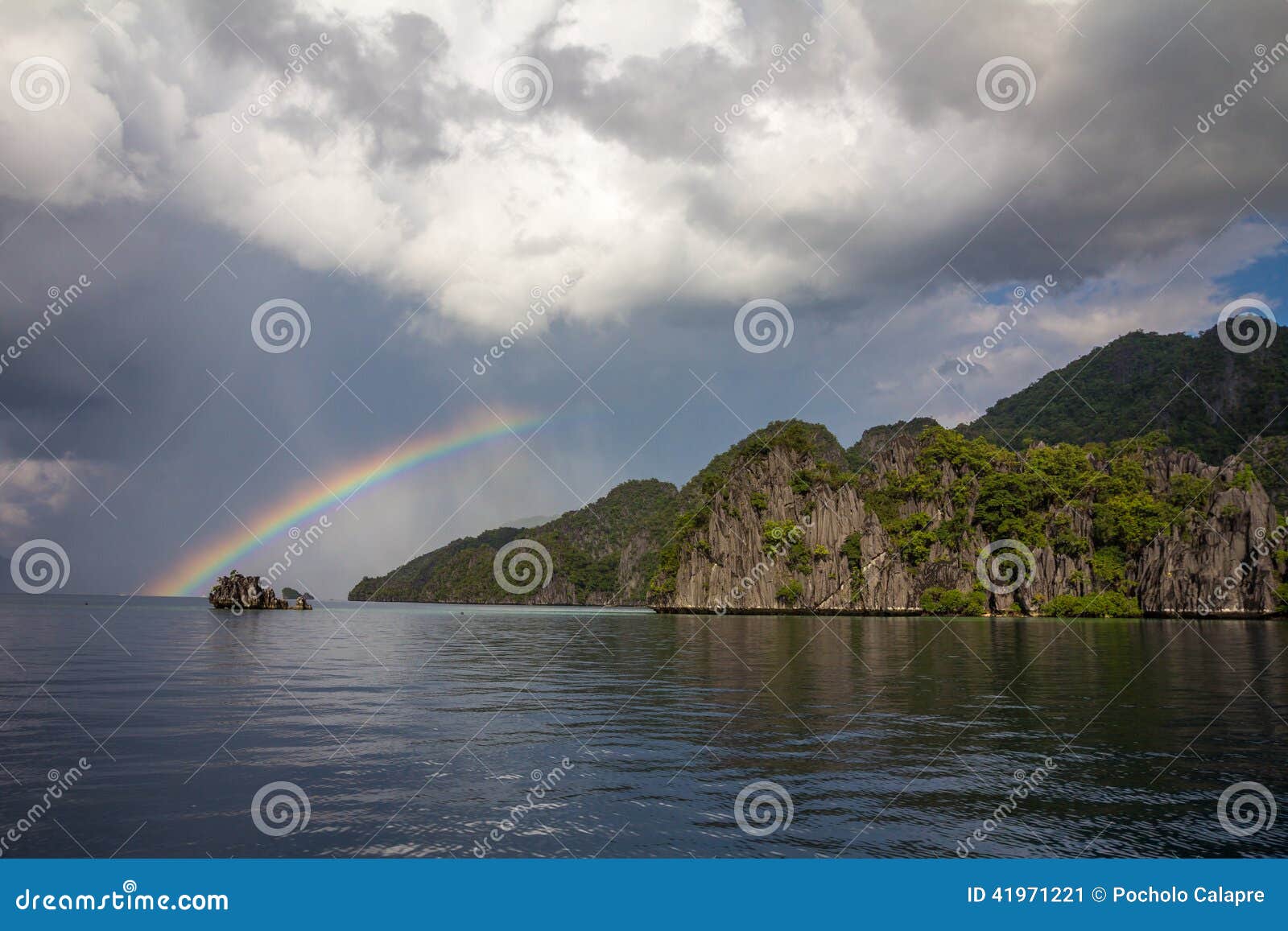 Limestone Rock Formation in Palawan Philippines Stock Image - Image of ...