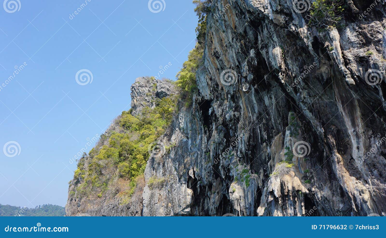 Limestone Rocks at Thailands Coast Stock Photo - Image of travel ...