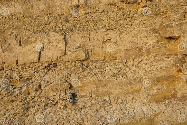 The Limestone Soil Layer Has Abstract Shapes, Patterns and Textures ...