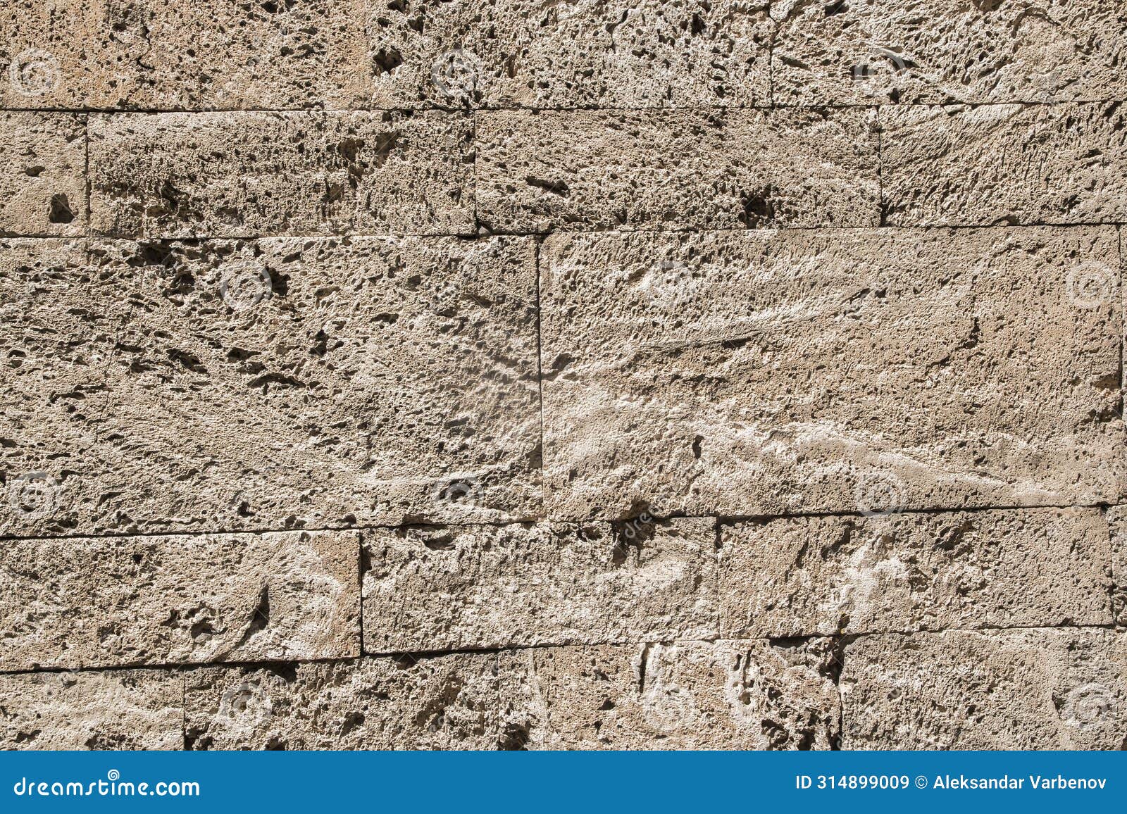 Limestone Sponge Bricks Closeup Stock Image - Image of surface ...