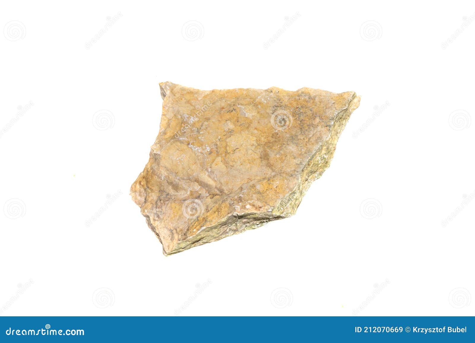 Limestone Stone on a White Isolated Background Stock Image - Image of ...