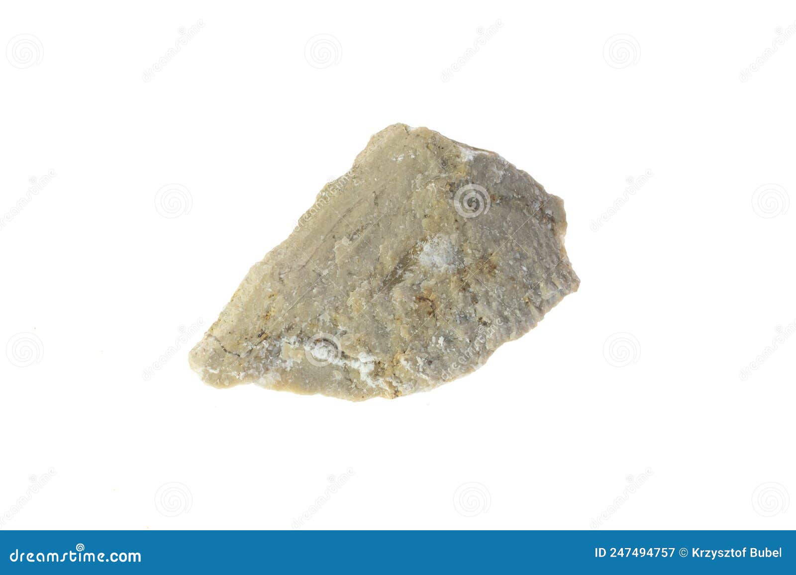 Limestone Stone on a White Isolated Background Stock Image - Image of ...