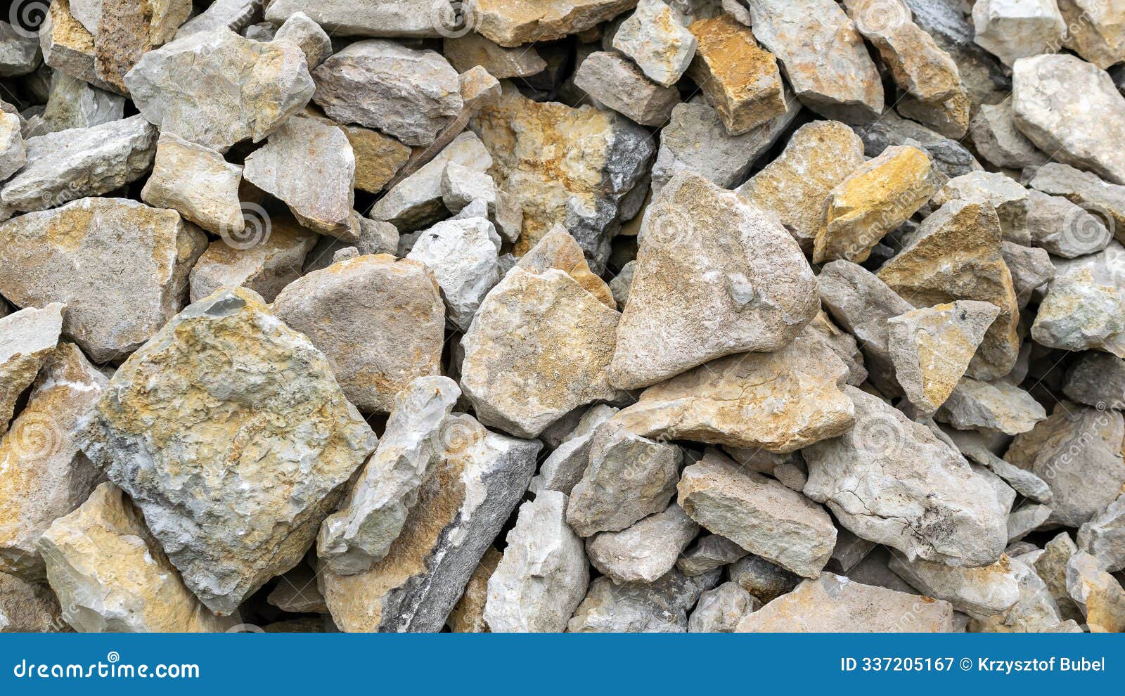 Limestone Stones on a Pile. Background Stock Image - Image of pattern ...