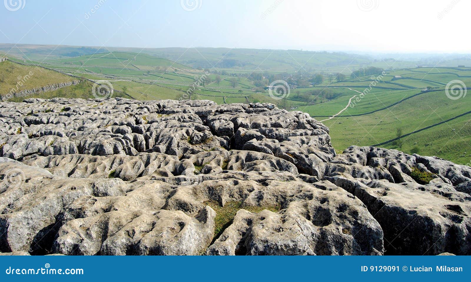 Limestone Texture on the Top of Malham Cove (UK) Stock Image - Image of ...