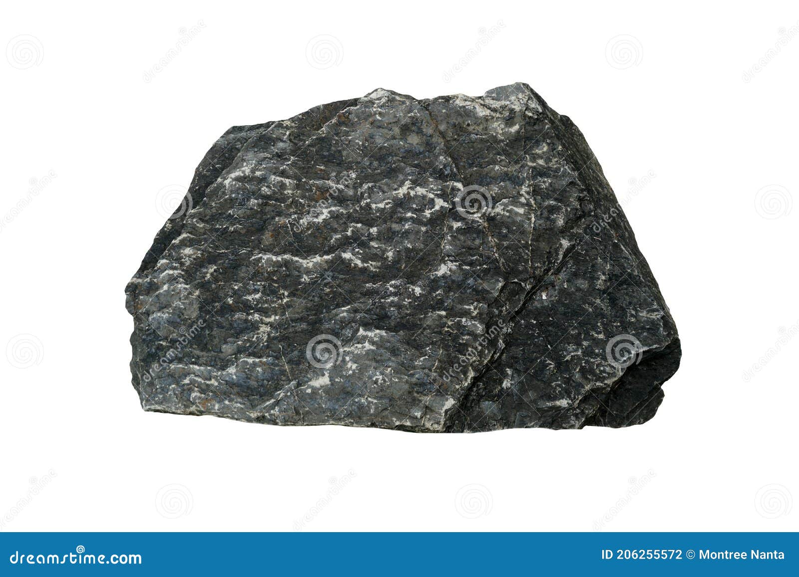 Big Limestone Rock Isolated on a White Background. Stone for Garden ...