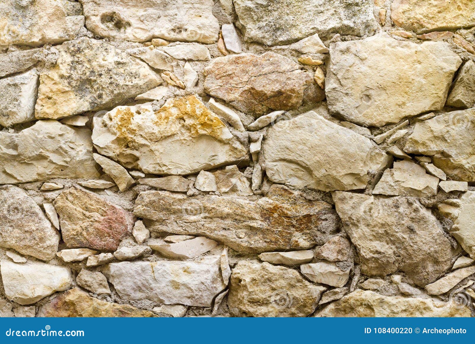 Limestone wall background stock photo. Image of construction - 108400220