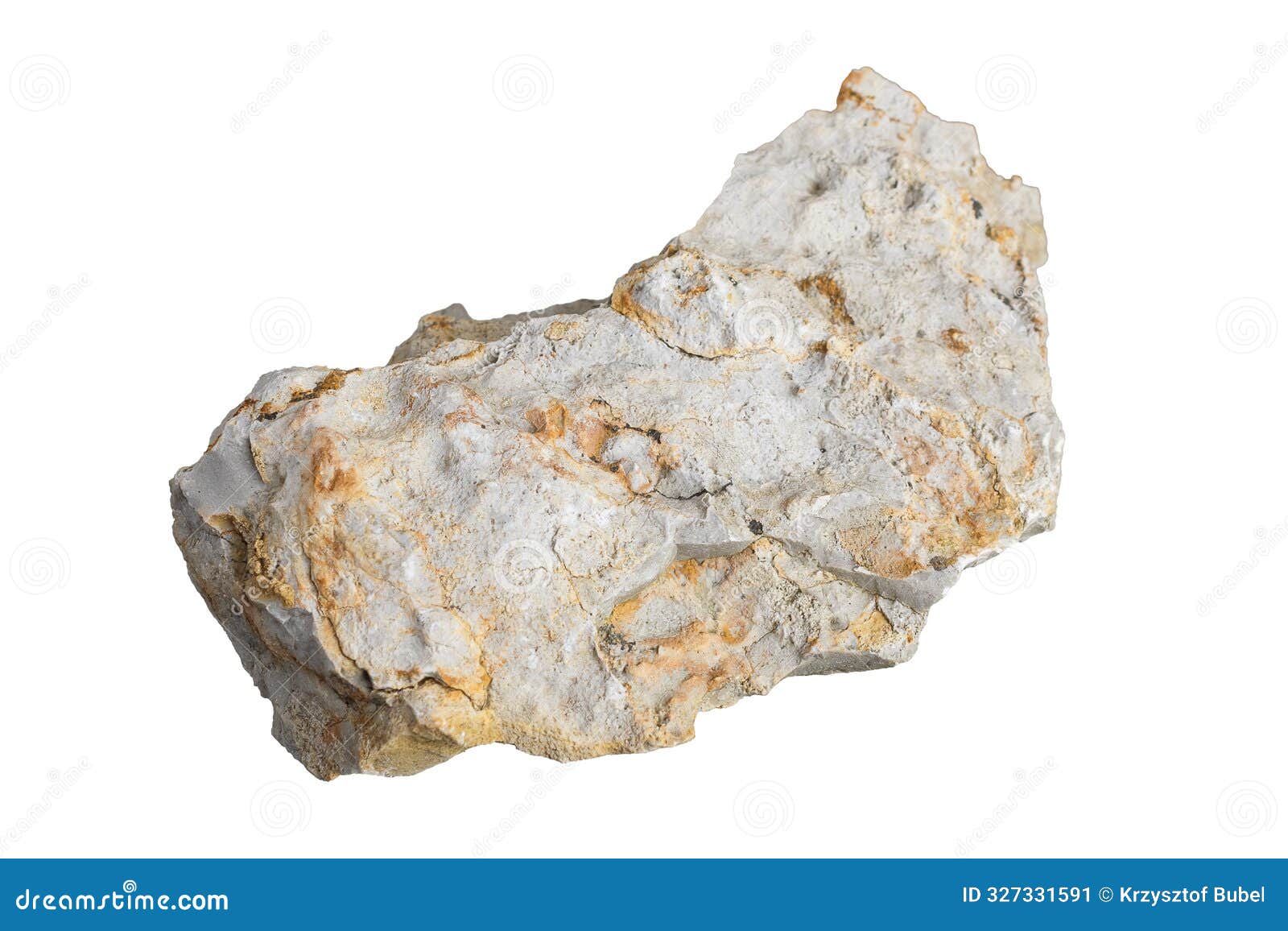 Limestone on White Isolated Background Stock Image - Image of limestone ...