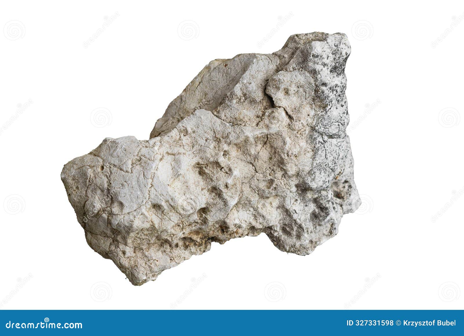 Limestone on White Isolated Background Stock Illustration ...