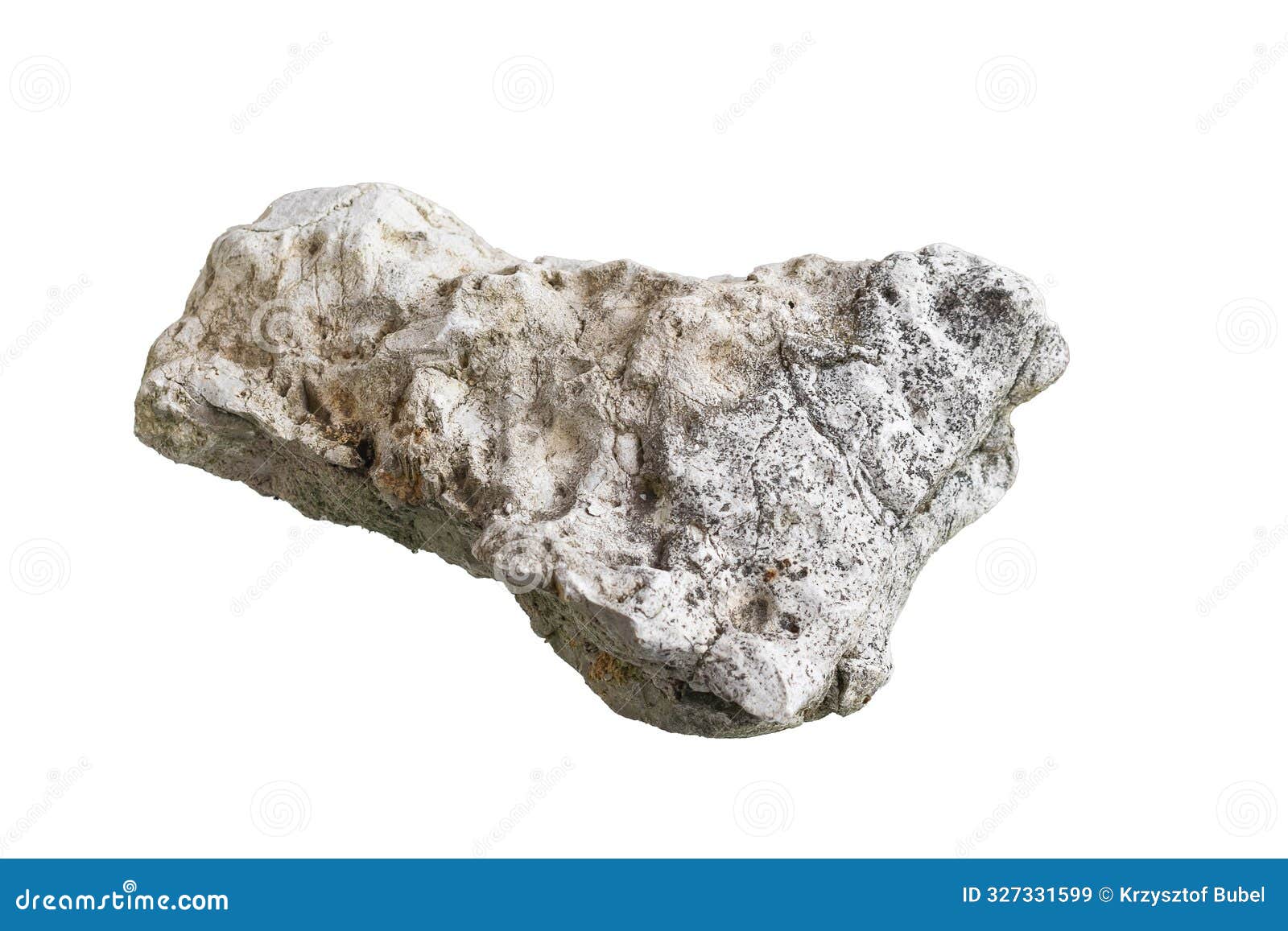 Limestone on White Isolated Background Stock Illustration ...