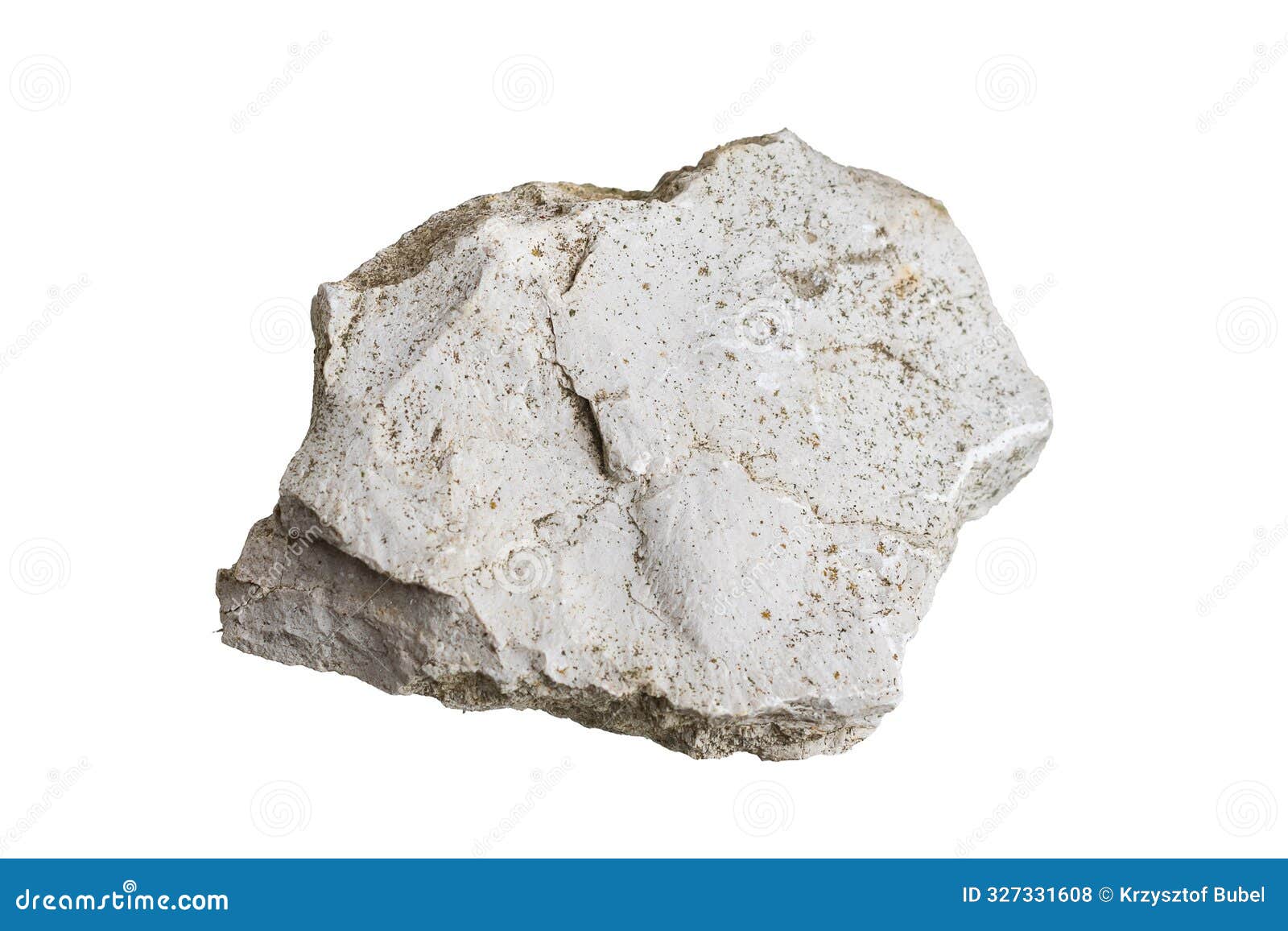 Limestone on White Isolated Background Stock Illustration ...