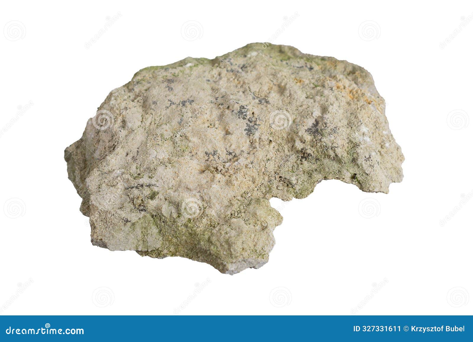 Limestone on White Isolated Background Stock Illustration ...