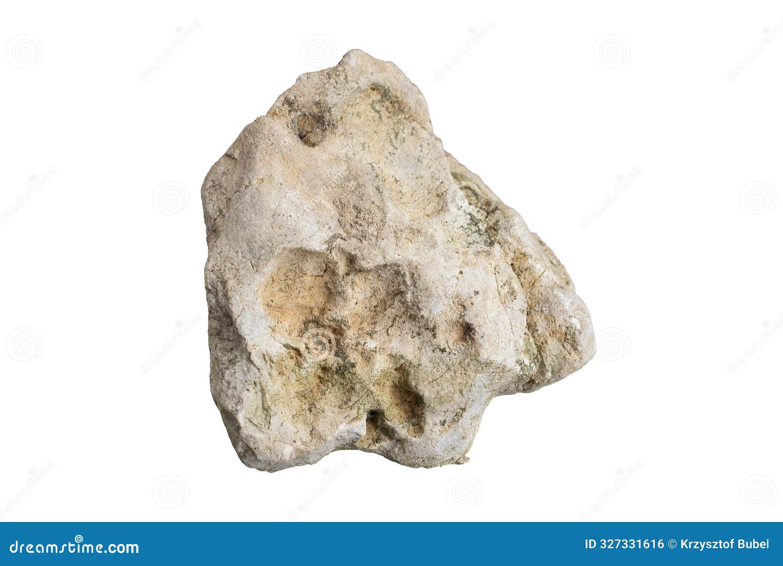 Limestone on White Isolated Background Stock Illustration ...