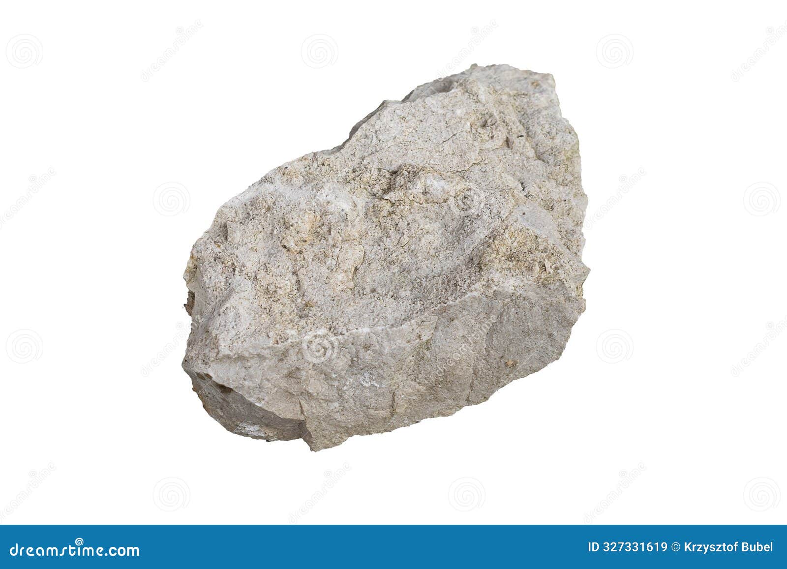 Limestone on White Isolated Background Stock Illustration ...