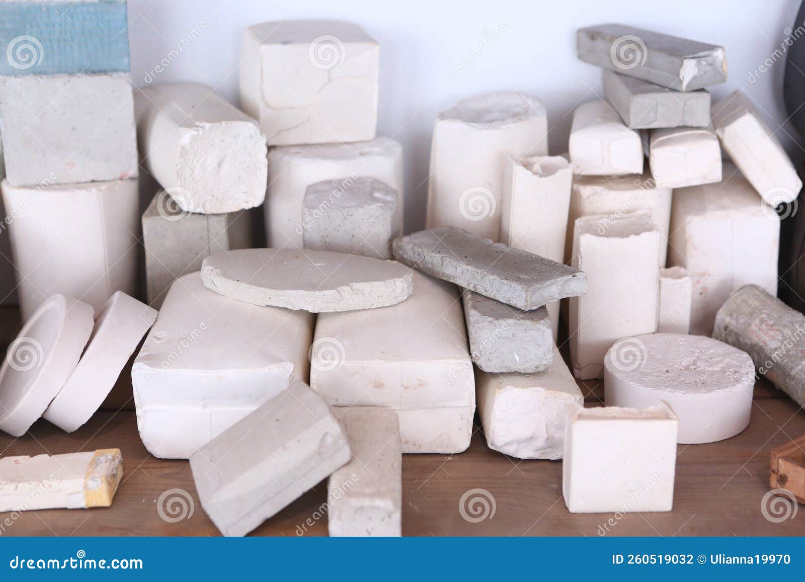Limestone Work Pieces for Sculpturing Closeup Photo Stock Photo - Image ...