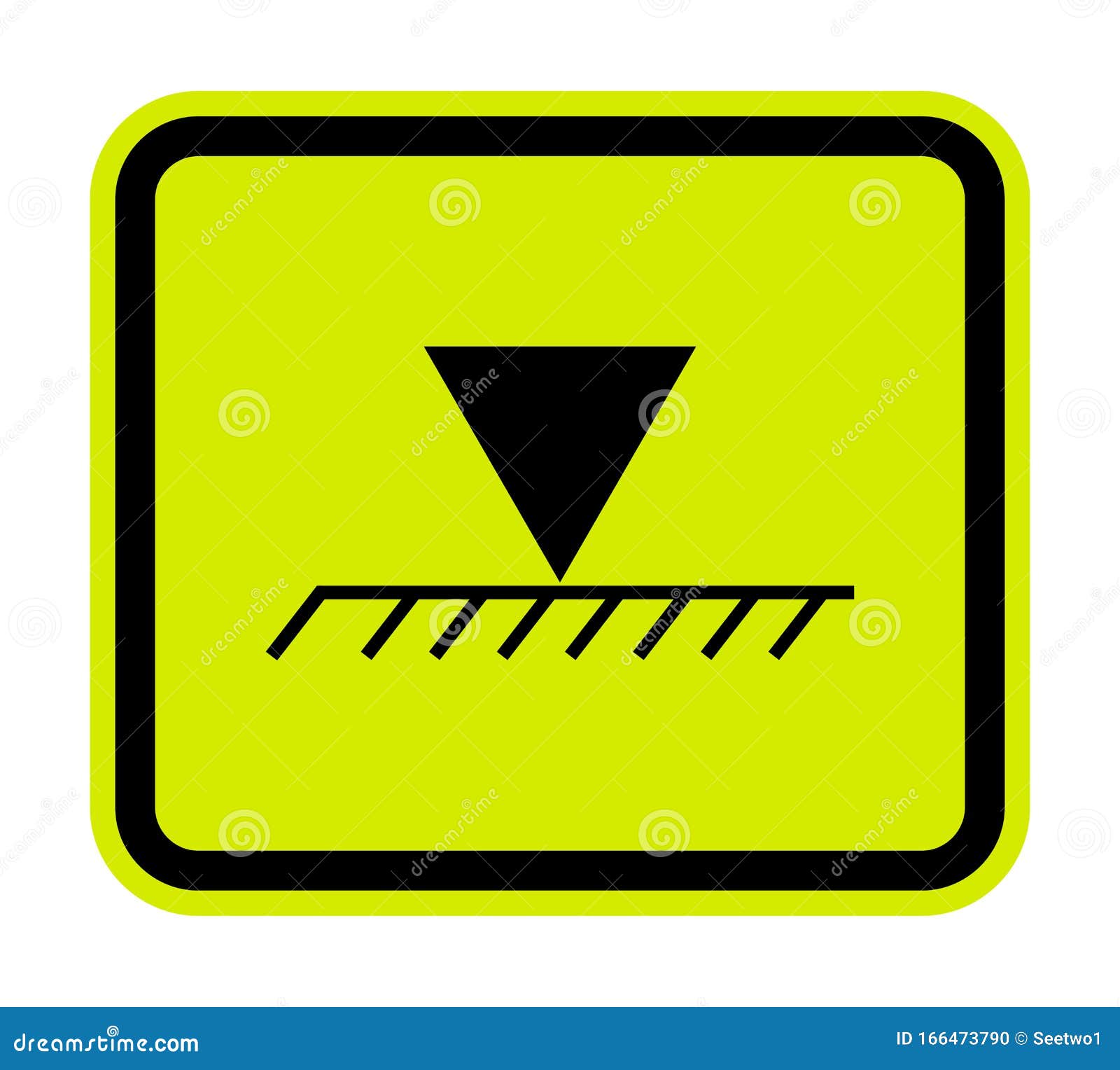 Limit Overhead Height Symbol Sign Isolate on White Background,Vector ...